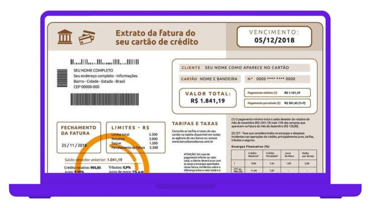 Fatura do cartão de crédito: Descubra o que é e suas informações Fatura do cartão de crédito: Descubra o que é e suas informações